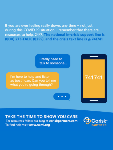 National In-Crisis Support Line blog post